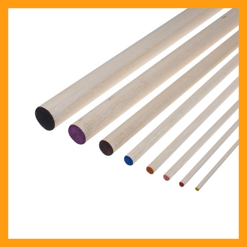 Balsa Wood Round Sticks